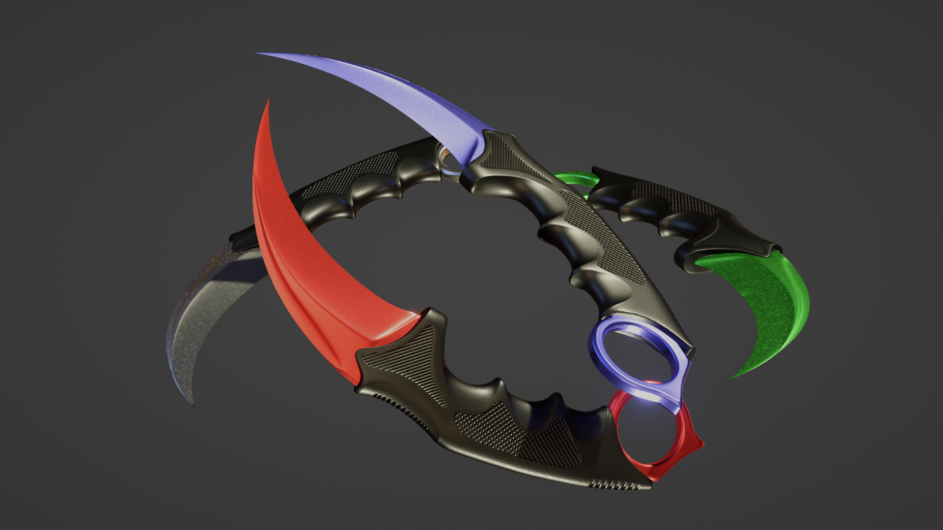 3D Karambit Knife - TurboSquid 2032534
