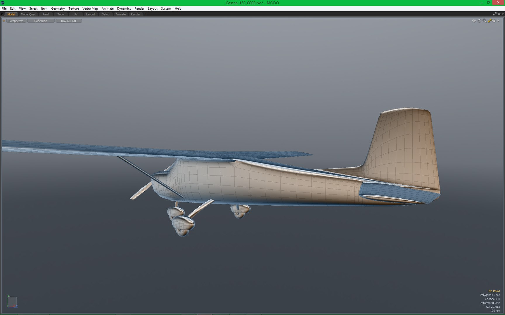 3d cessna 150 model