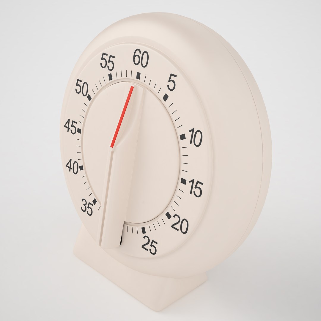Classic Kitchen Timer 01 3D model - TurboSquid 1836808