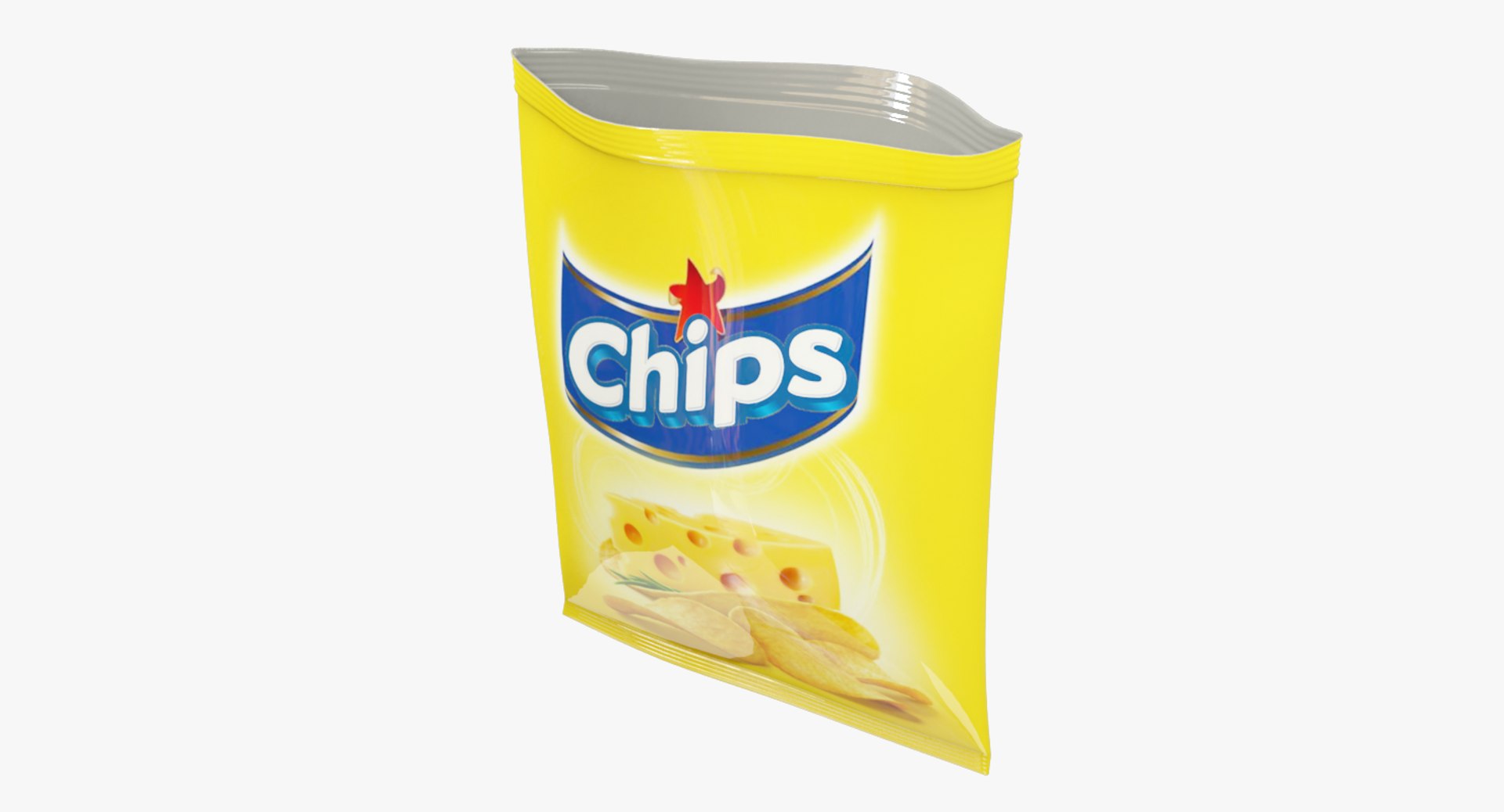 Chips Pack 3D Model - TurboSquid 1252096