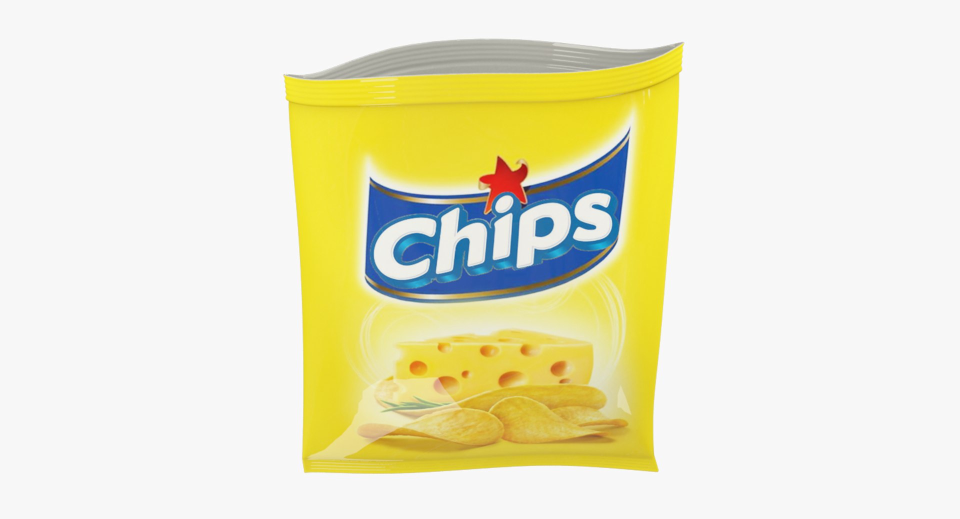 Chips Pack 3D Model - TurboSquid 1252096