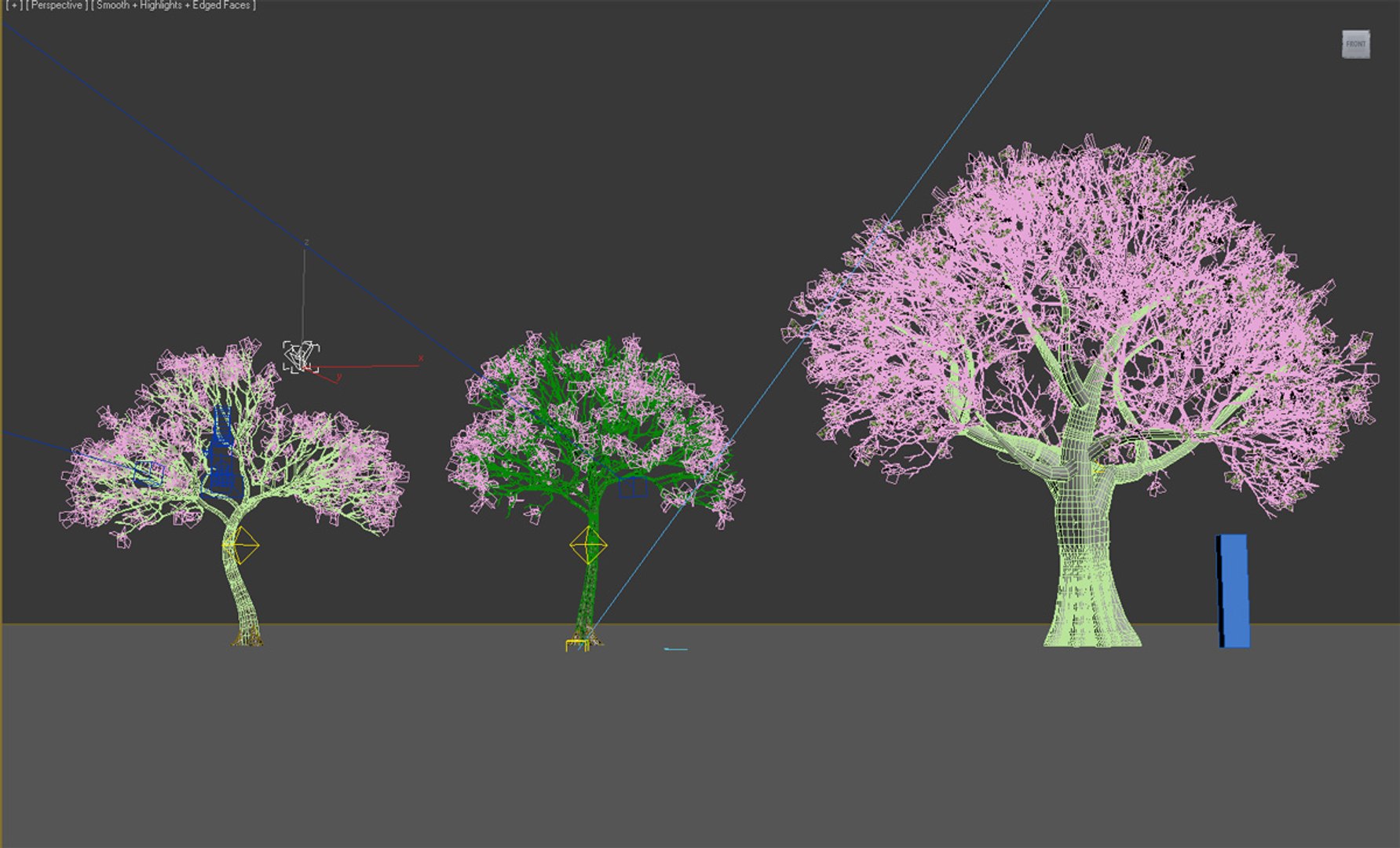 3dsmax 3 Trees