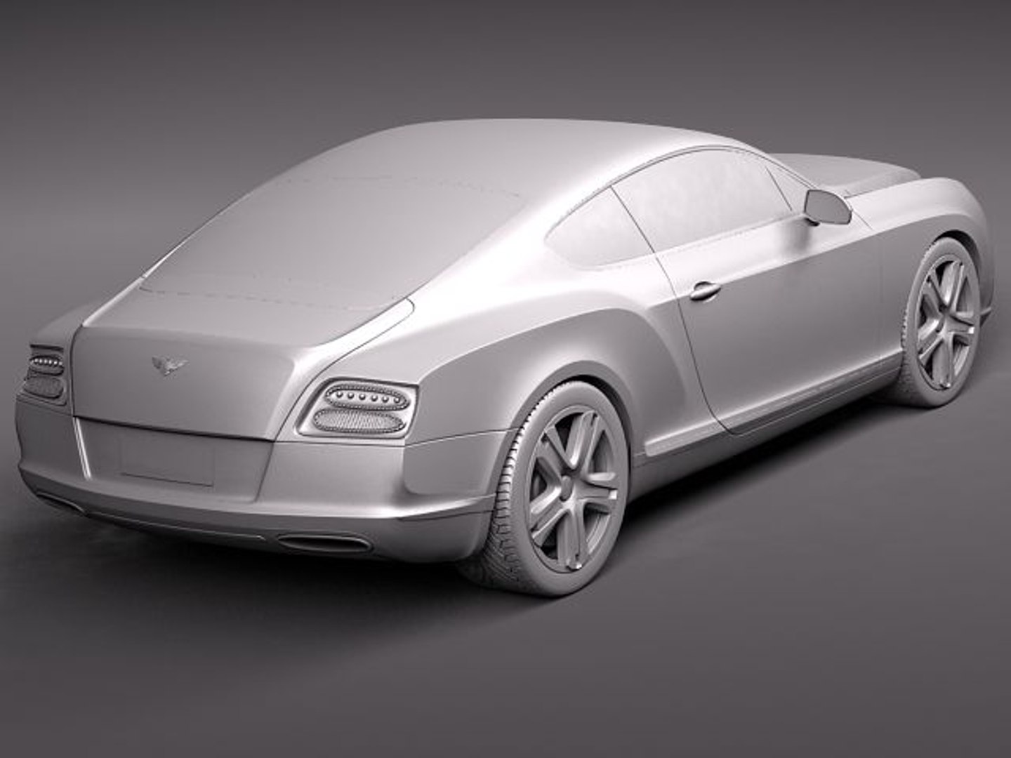 bentley continental gt 2012 3d model