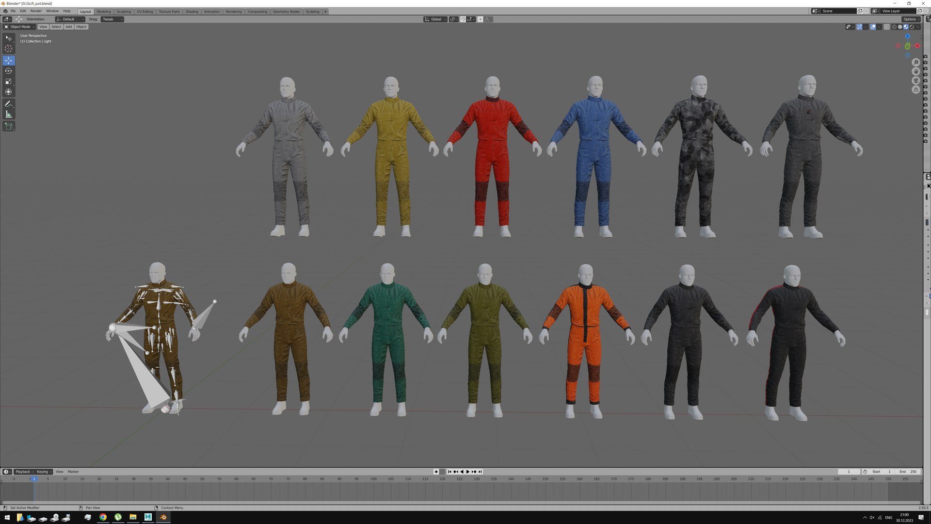Sci-Fi Jumpsuit Model - TurboSquid 2170865