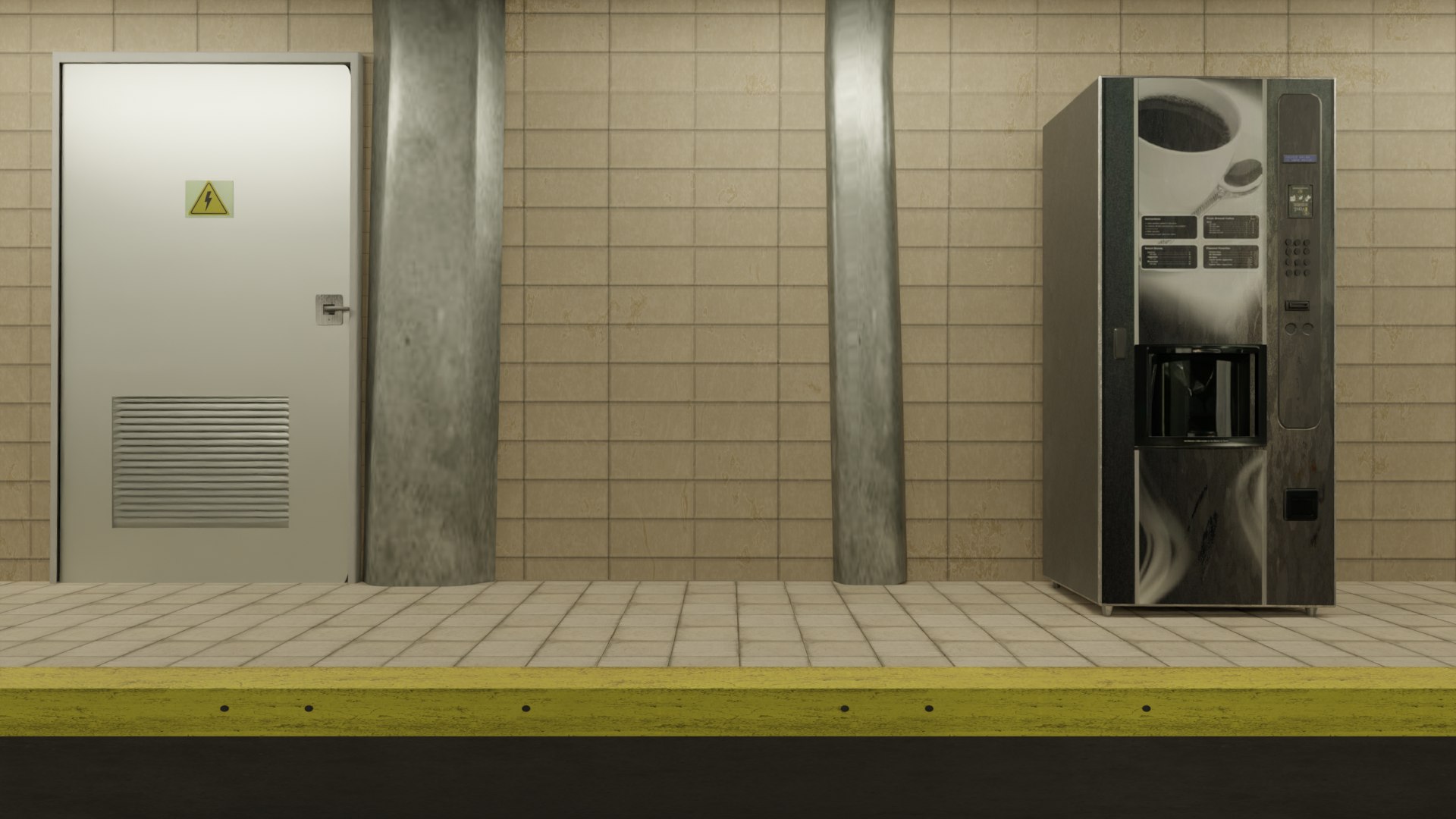 NYC Realistic Subway Station 3D Model - TurboSquid 2391695