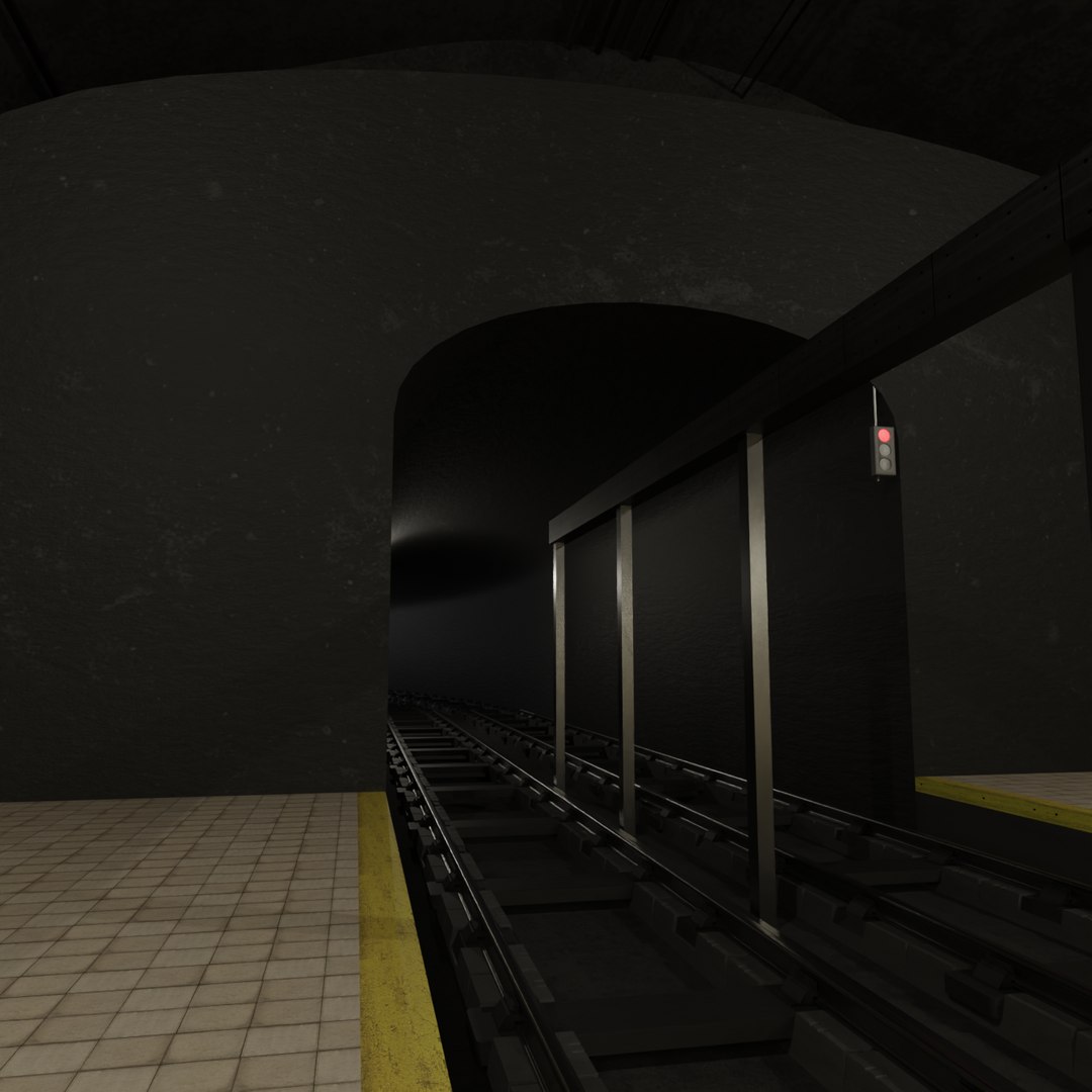 NYC Realistic Subway Station 3D Model - TurboSquid 2391695