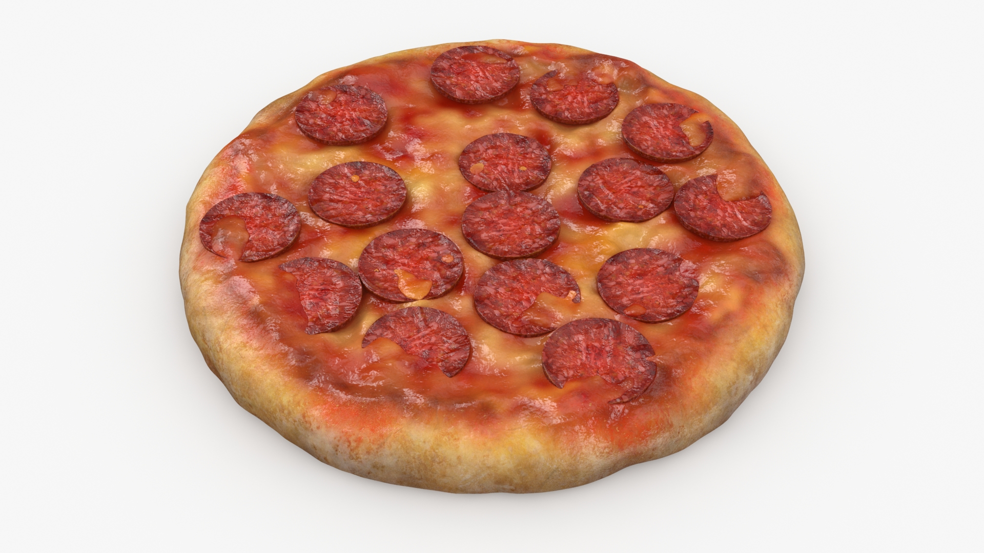 3D Model Stylized Pepperoni Pizza Collection - TurboSquid 2326668