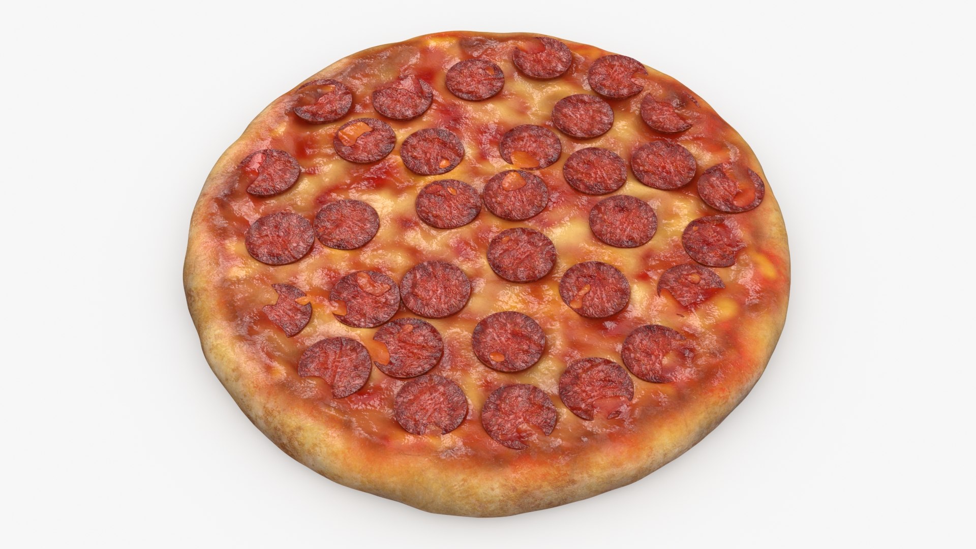 3D Model Stylized Pepperoni Pizza Collection - TurboSquid 2326668