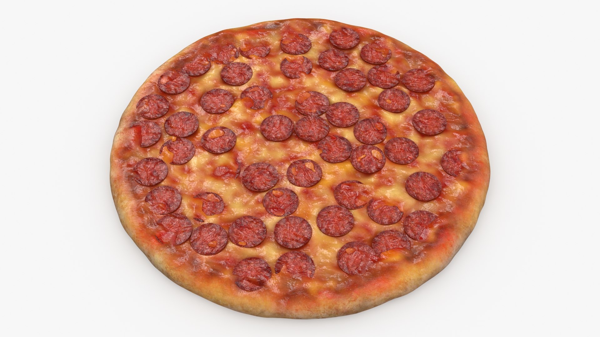 3D Model Stylized Pepperoni Pizza Collection - TurboSquid 2326668
