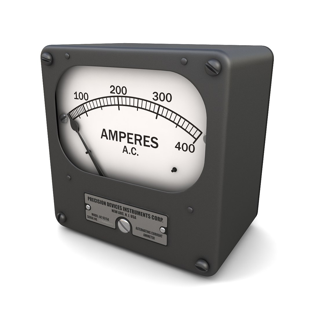 3D Vintage Ammeters Model - TurboSquid 1555823
