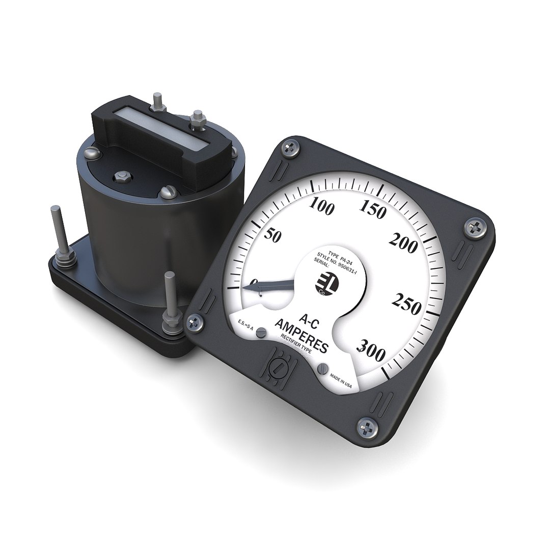 3D Vintage Ammeters Model - TurboSquid 1555823