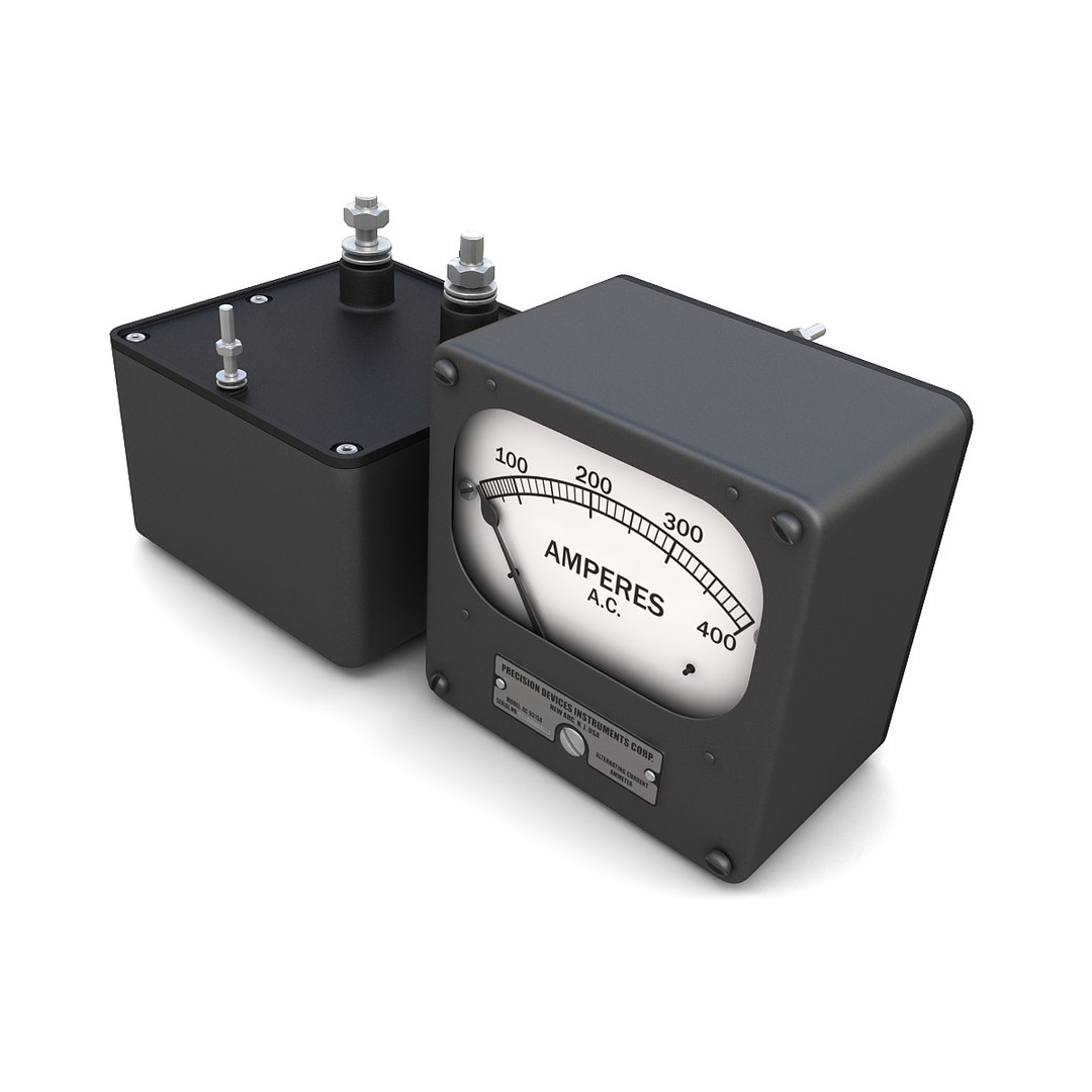 3D Vintage Ammeters Model - TurboSquid 1555823