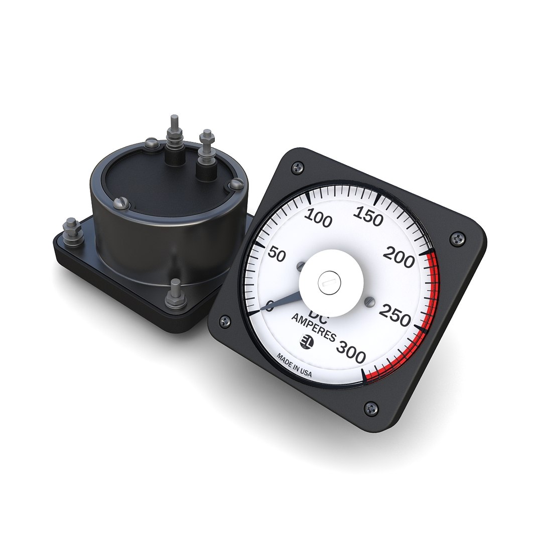 3D Vintage Ammeters Model - TurboSquid 1555823
