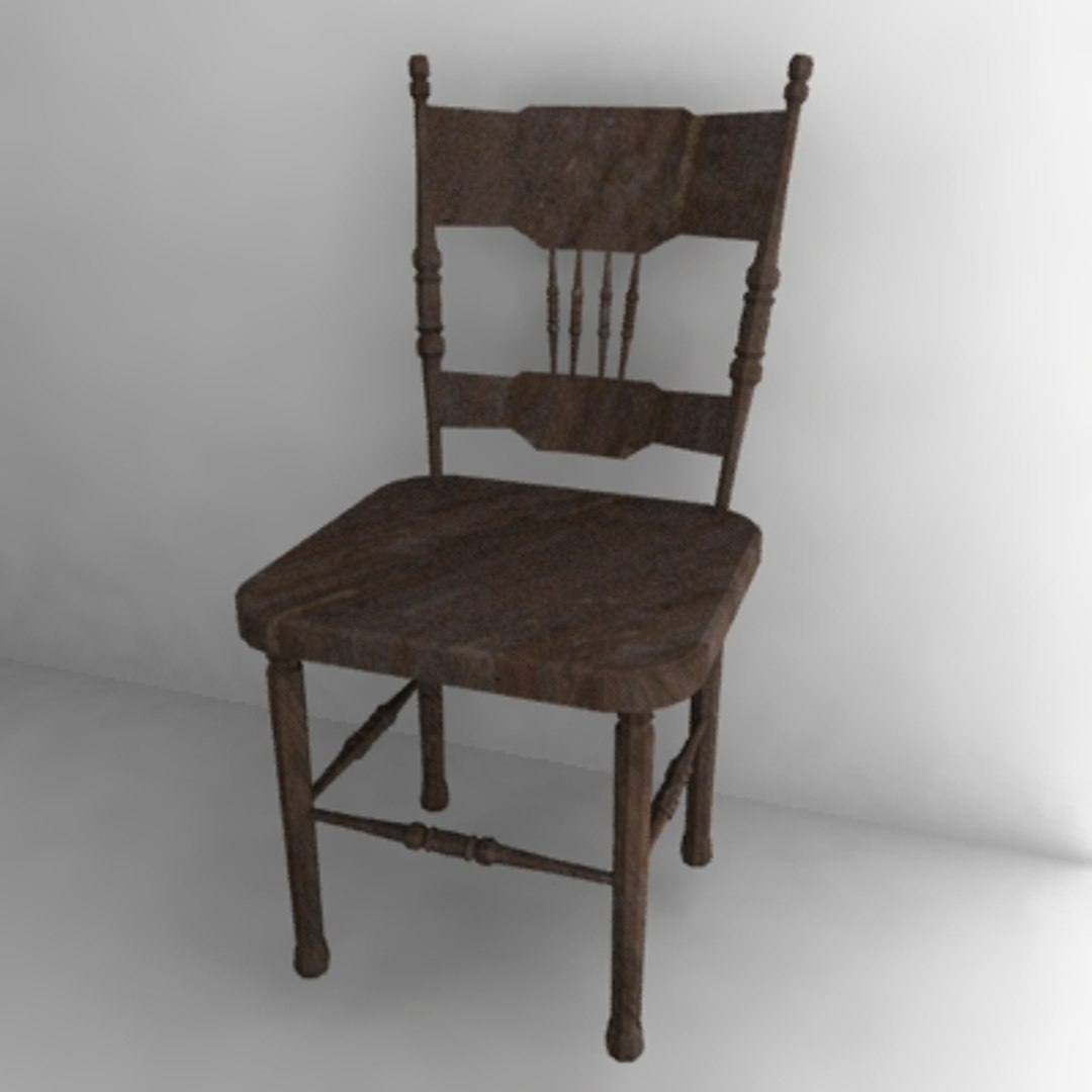 3d Old Chair Model