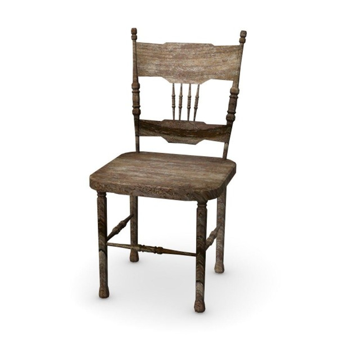 3d Old Chair Model