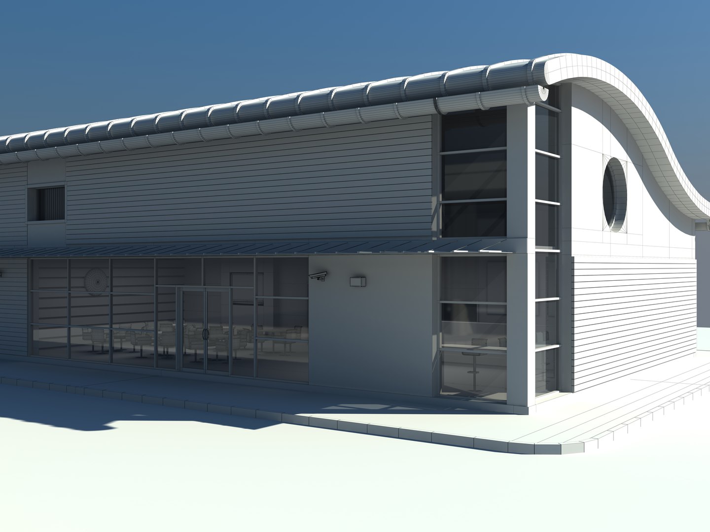 3d Model Commercial Building