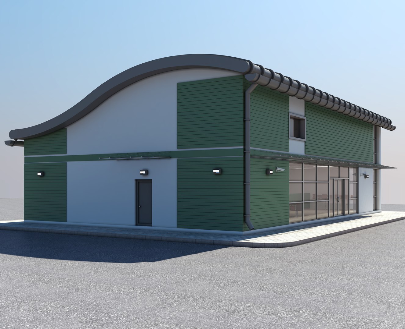 3d Model Commercial Building