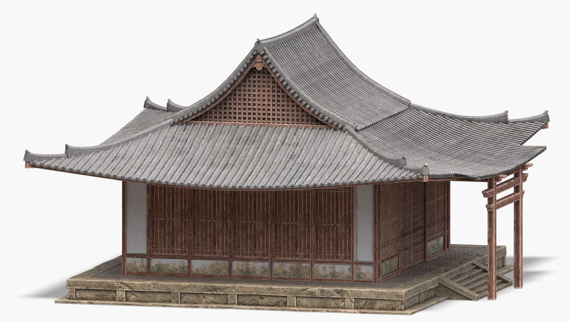 3D Model Japanese House - TurboSquid 1487249