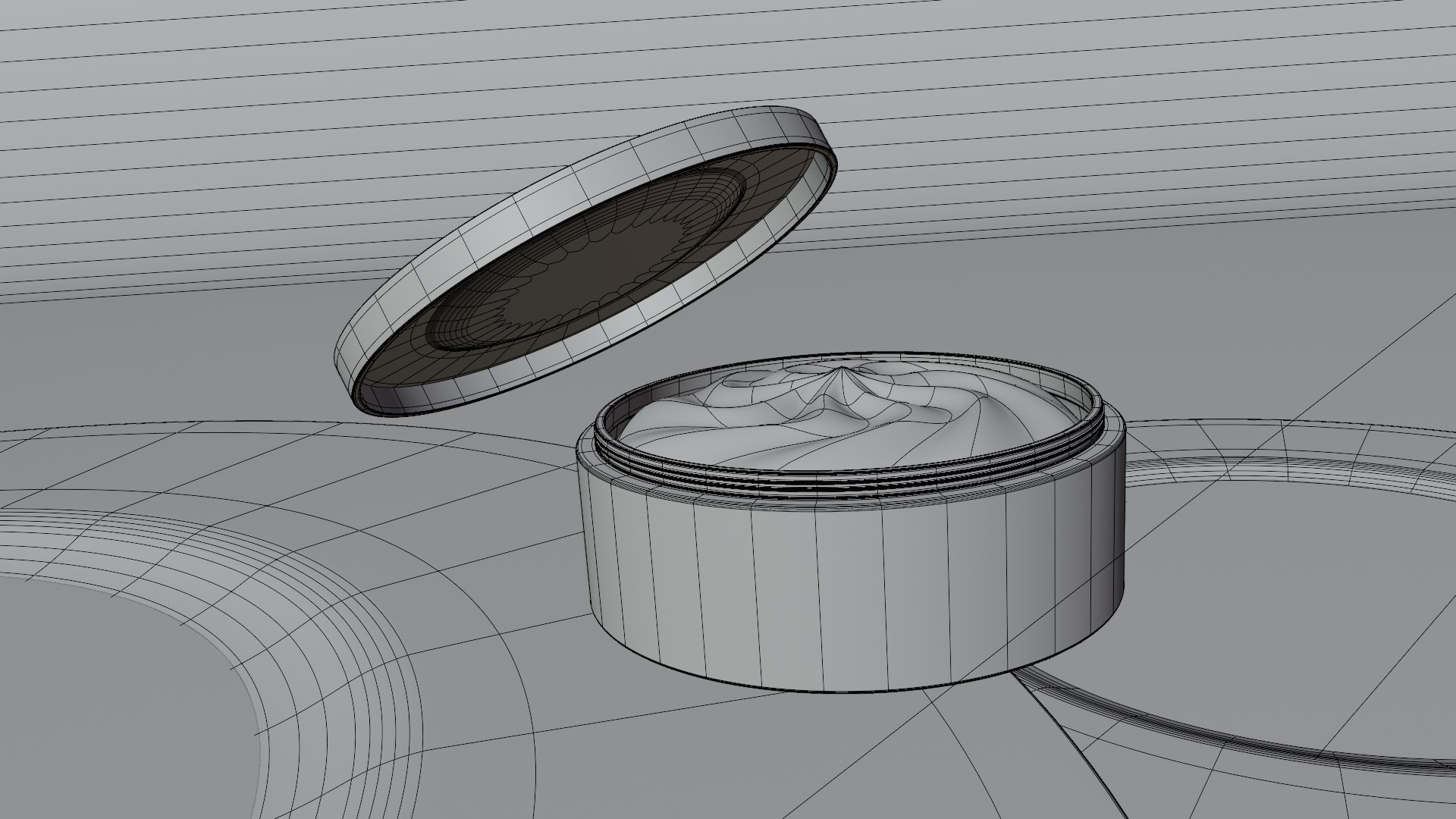 3D 3D CREAM BOX - TurboSquid 2113546
