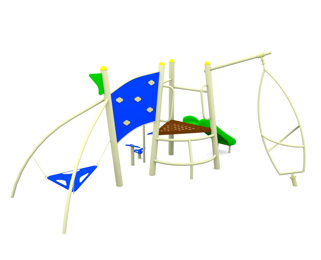 3d mini playground model
