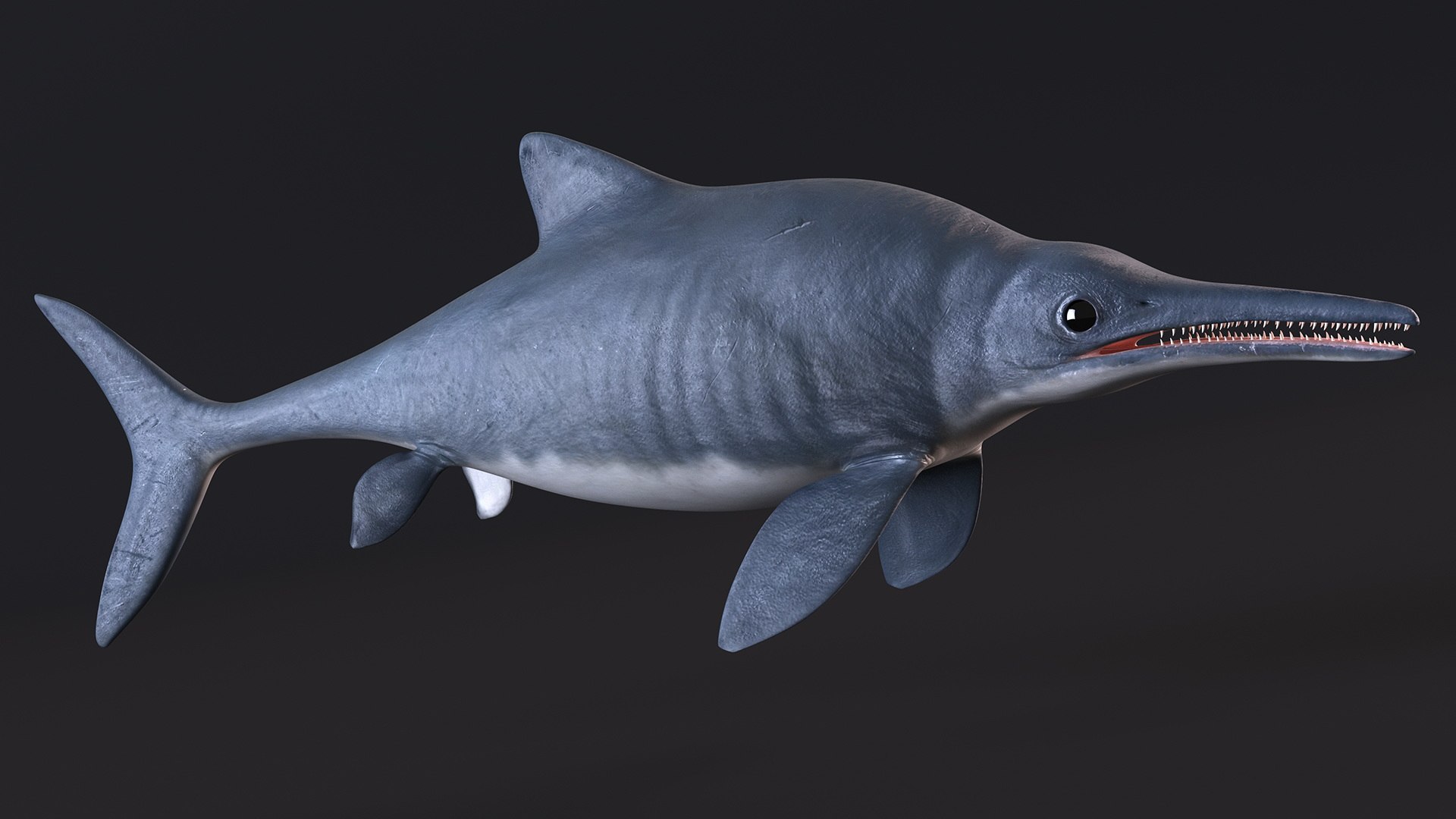 Ichthyosaur Rigged For Maya 3D Model - TurboSquid 2095497