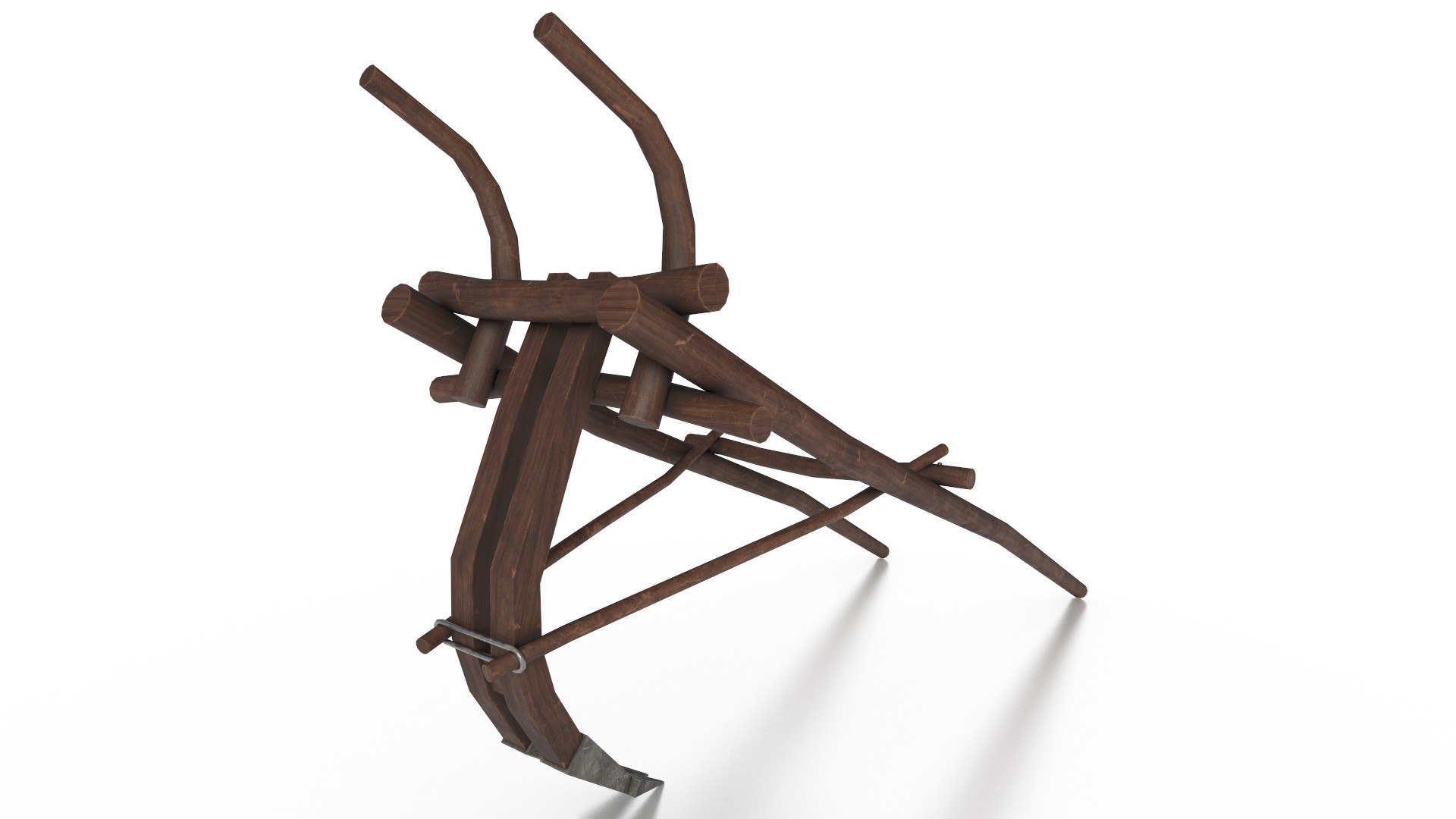 Western - Wooden Plow 3D Model - TurboSquid 1802266