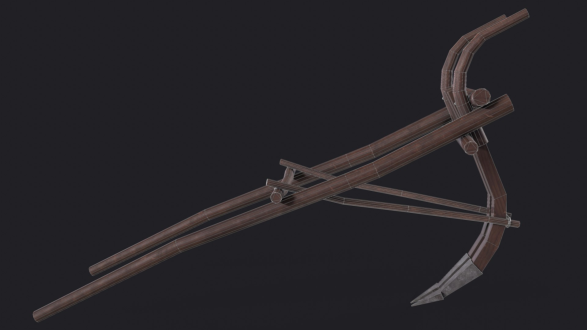 Western - Wooden Plow 3D Model - TurboSquid 1802266