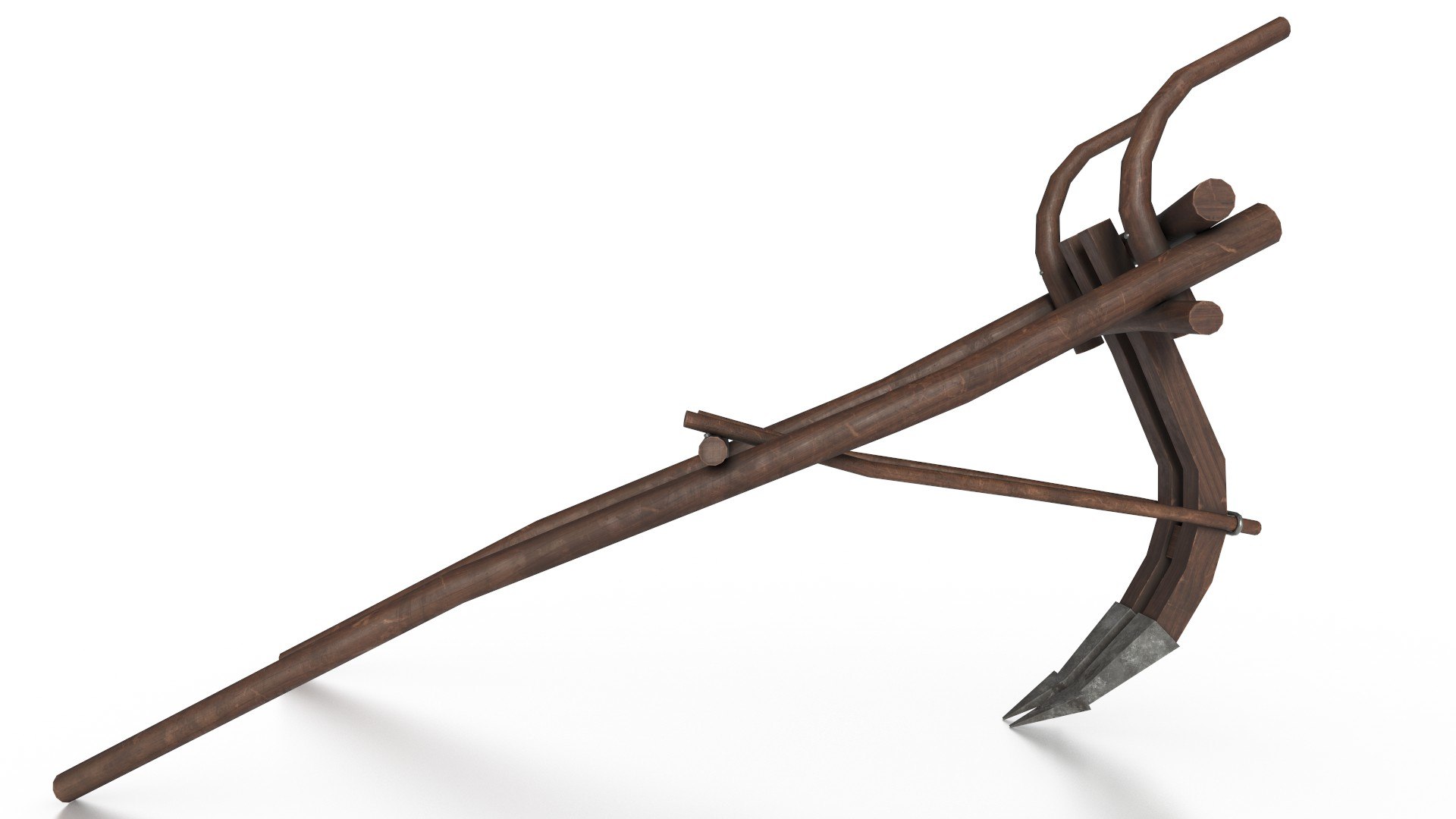 Western - Wooden Plow 3D Model - TurboSquid 1802266
