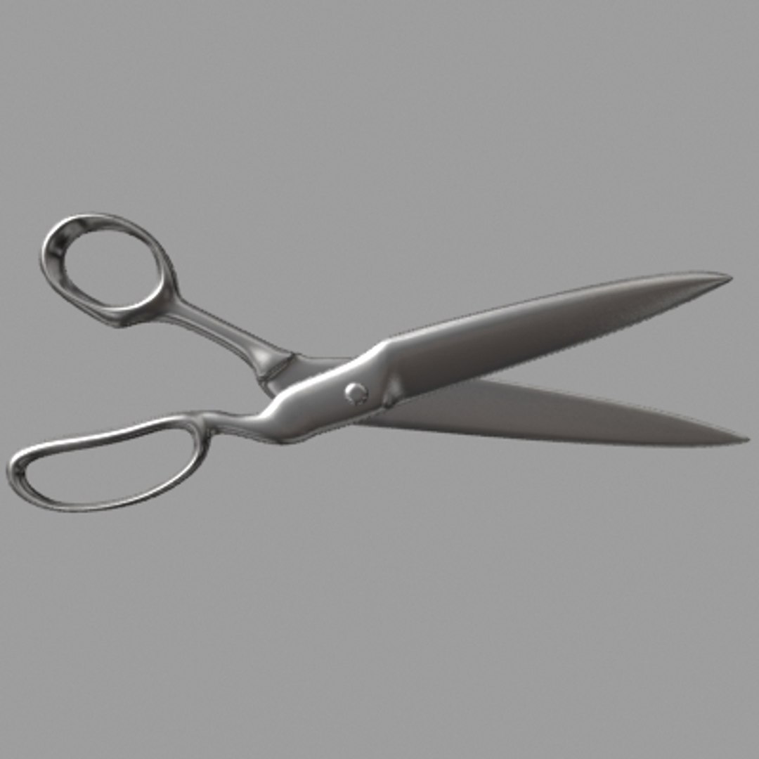 3d model scissors subdivision surfaces