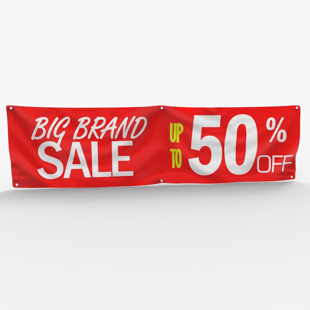 3D Model Long Banner - TurboSquid 1273774