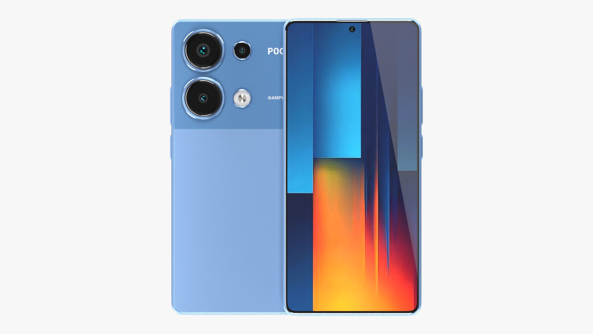 POCO M6 Pro Blue 3D Model - TurboSquid 2197046