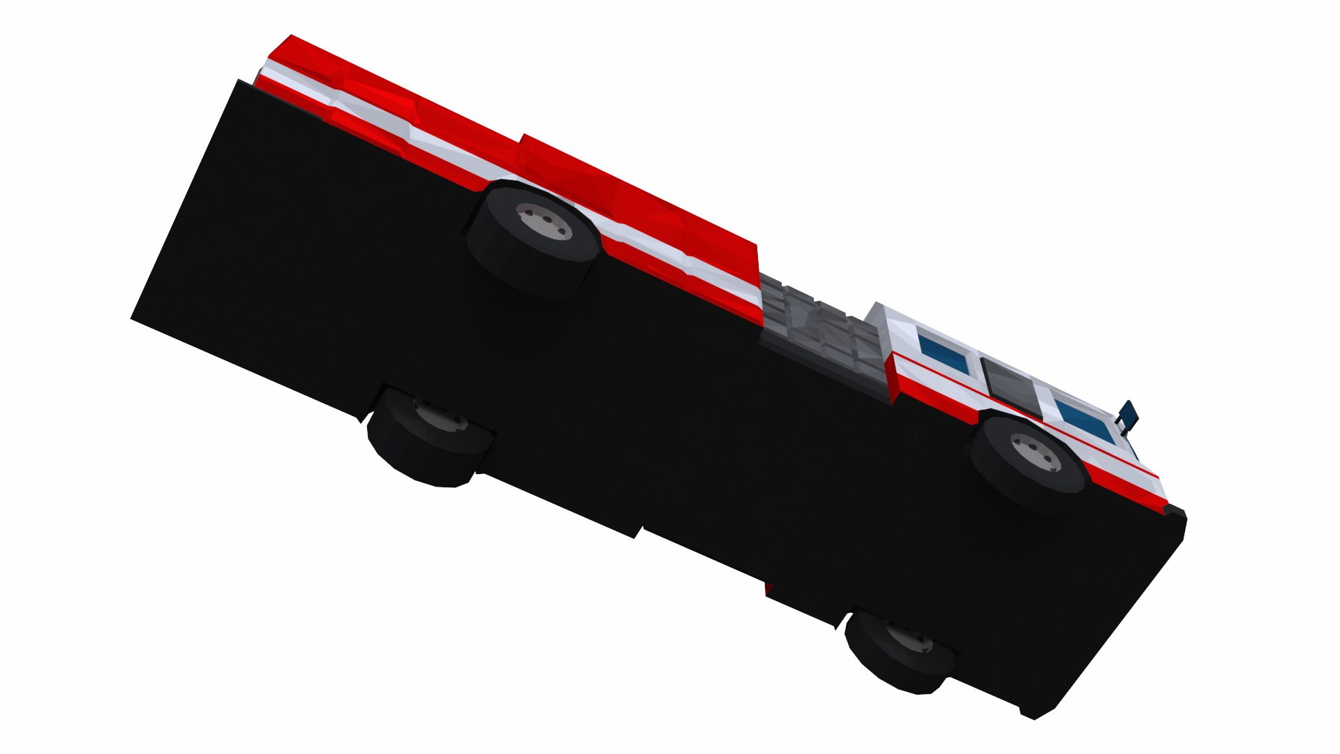 Low Poly Stylized Model Fire Engine 3D Model - TurboSquid 2273061