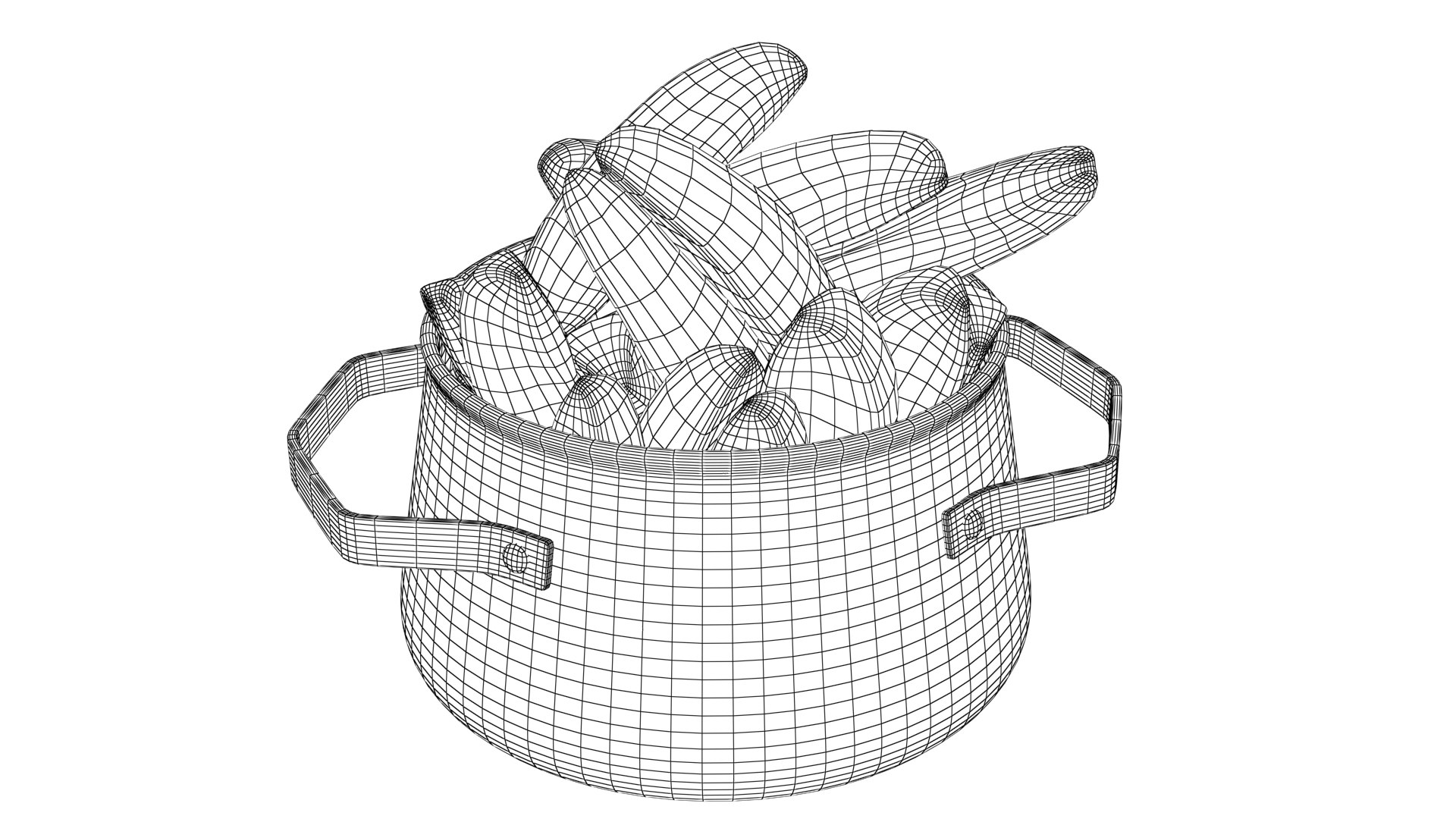 3D Model Potato Wedges - TurboSquid 2133795