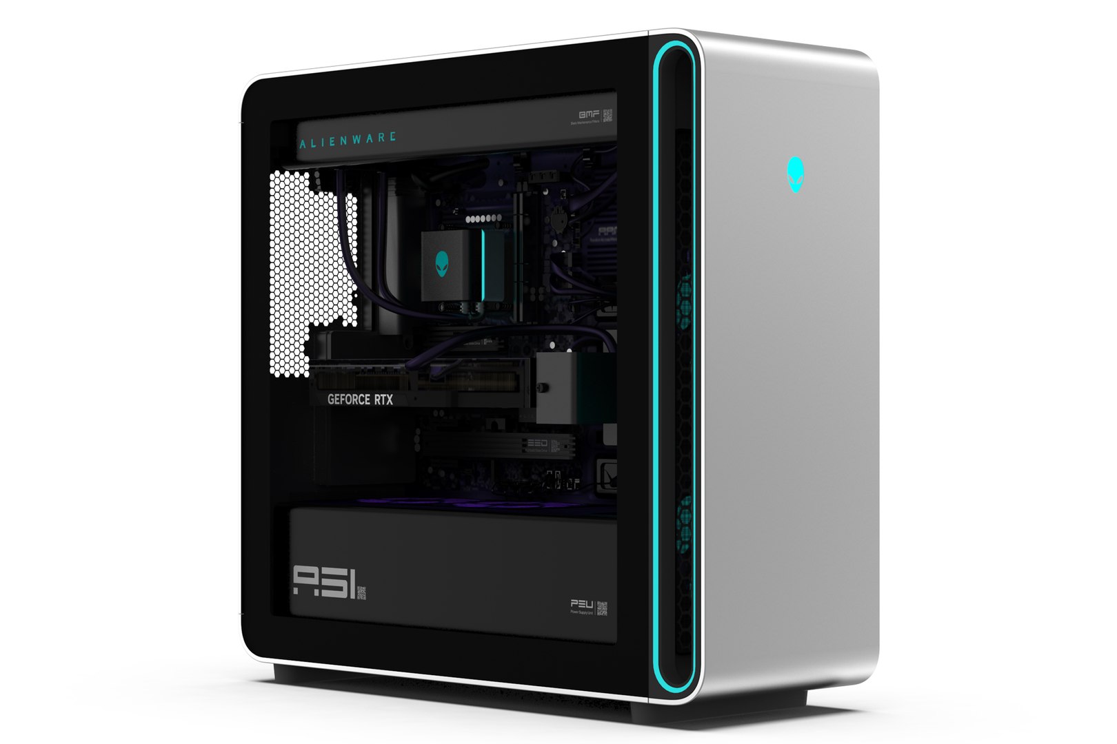 Alienware Area-51 Gaming Desktop 3D Model - TurboSquid 2367606