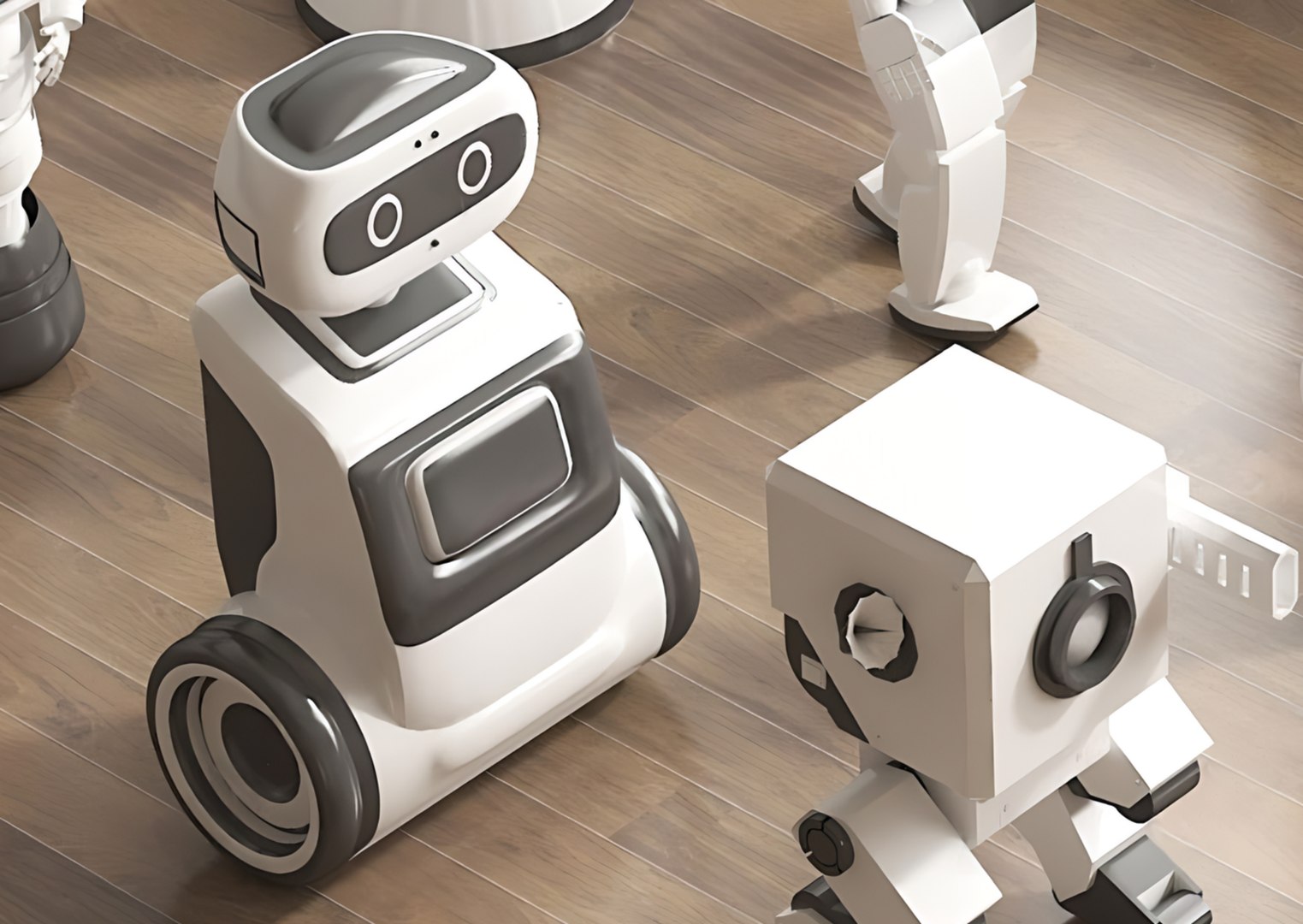 3D Model Robots Collection Intelligent Robot Smart Robot Humanoid Robot ...