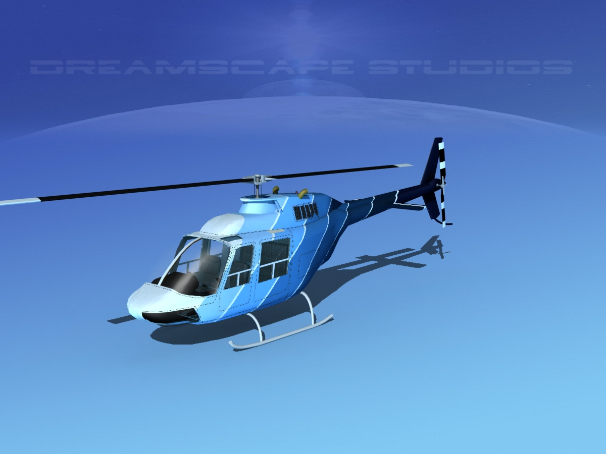 3D rotor bell 206 model - TurboSquid 1202213