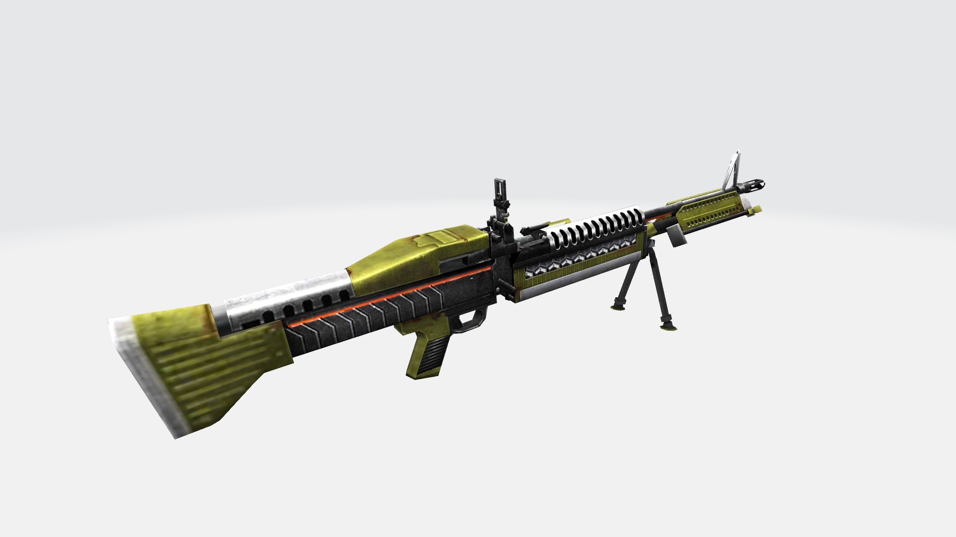 M60 Rifle Game Weapon 18x model - TurboSquid 1837961