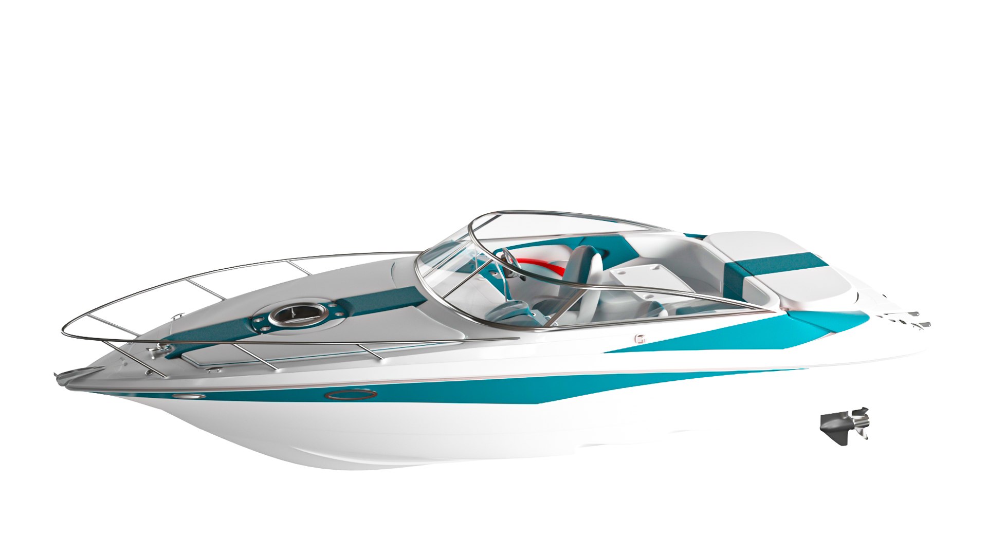 Speed Boat 3D Model - TurboSquid 2066609