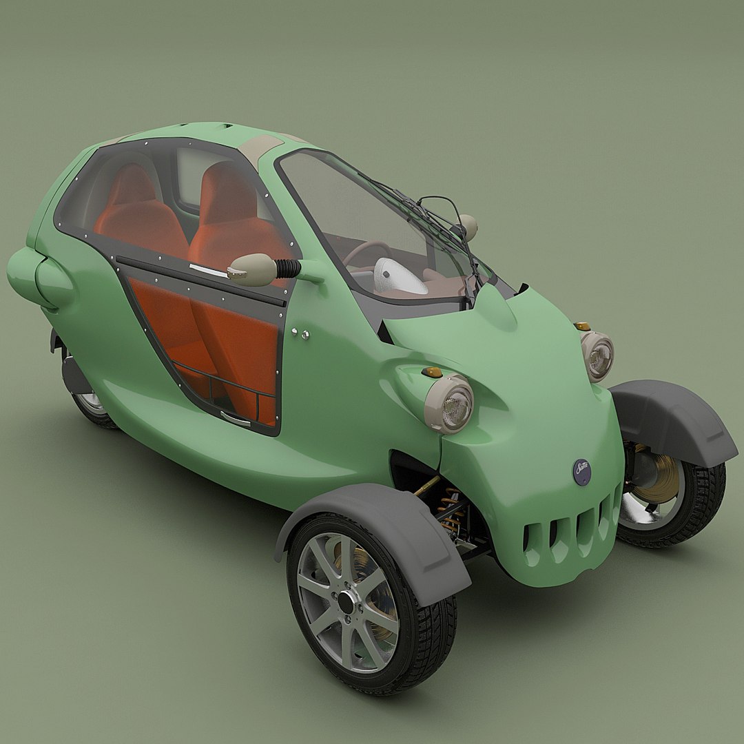 3d 3ds Prototype Electric Car Cree