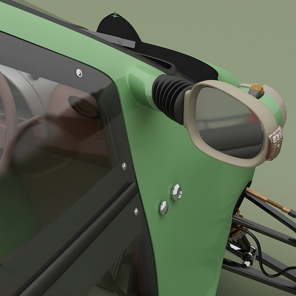 3d 3ds prototype electric car cree