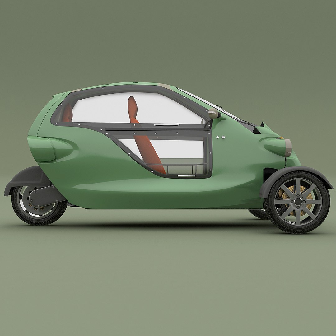 3d 3ds Prototype Electric Car Cree