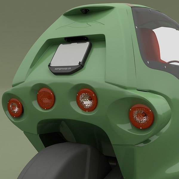 3d 3ds prototype electric car cree