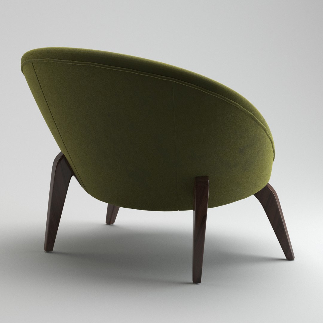 Jean Royere Chair 3D - TurboSquid 1499896