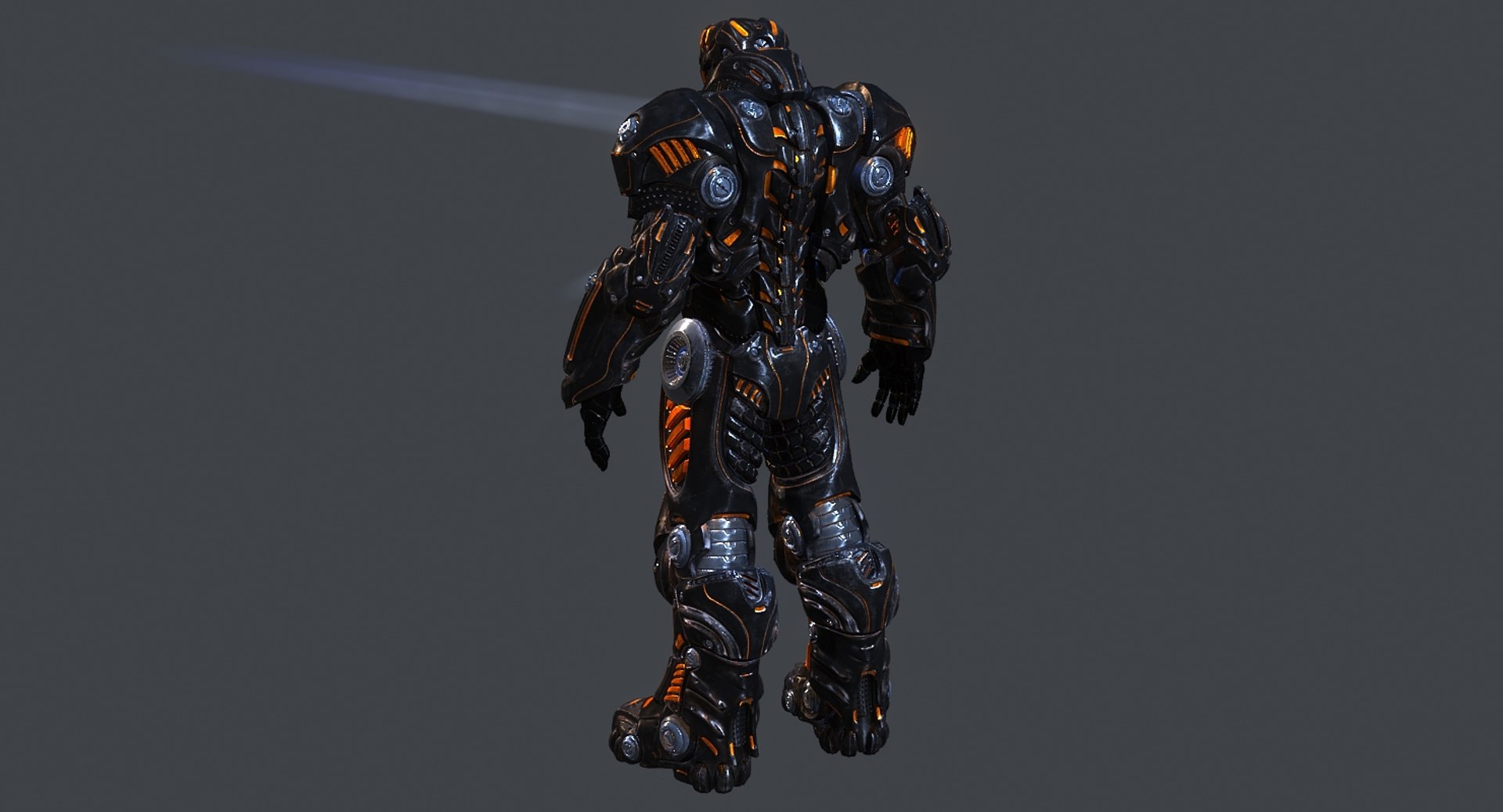 3d model sci fi power armor