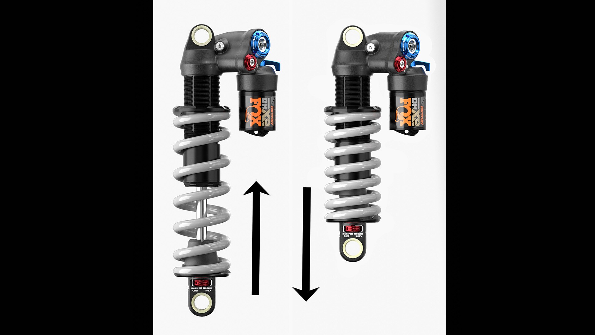 3D Model FOX DHX2 Shock In Silver - TurboSquid 2070597