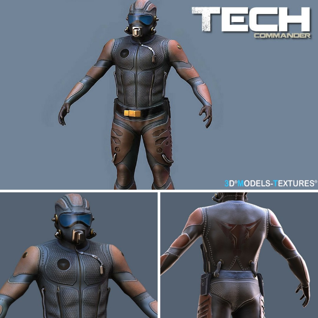 3D Tech Commander Model - TurboSquid 1209942