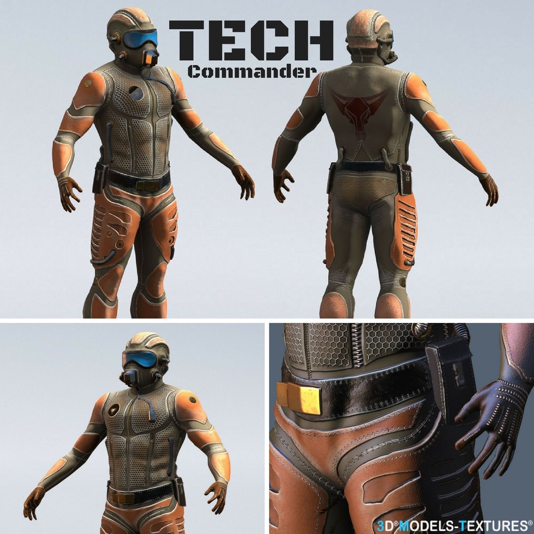 3D Tech Commander Model - TurboSquid 1209942
