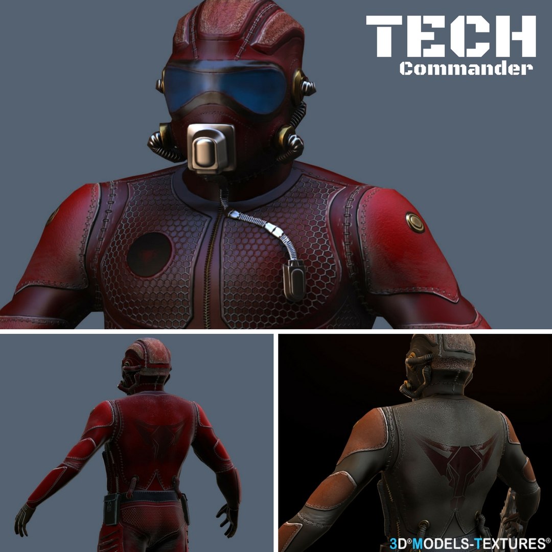 3D Tech Commander Model - TurboSquid 1209942
