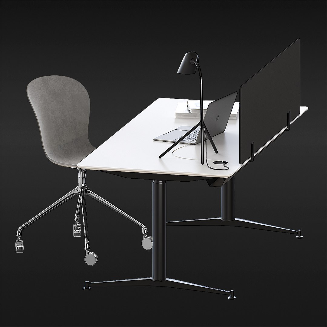 3D Boconcept Office Desk - TurboSquid 1622055