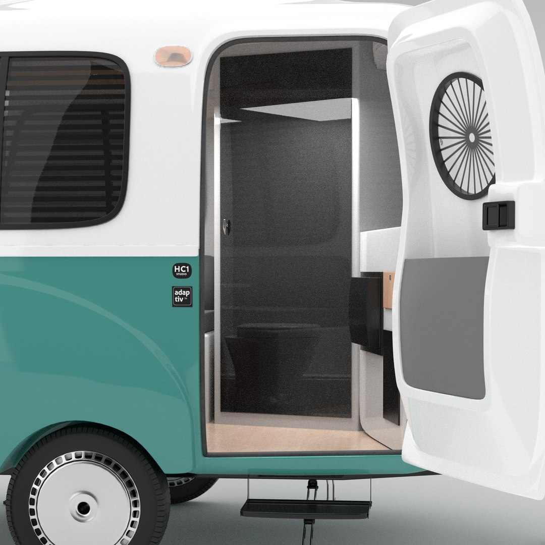 3D Happier Camper HC1 Studio Topanga Turquoise Complect Model ...